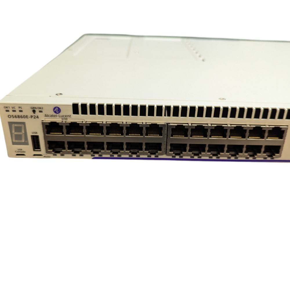 Pre-owned Alcatel-Lucent OS6860E-P24 Port Switch | Boxed, Excellent ...